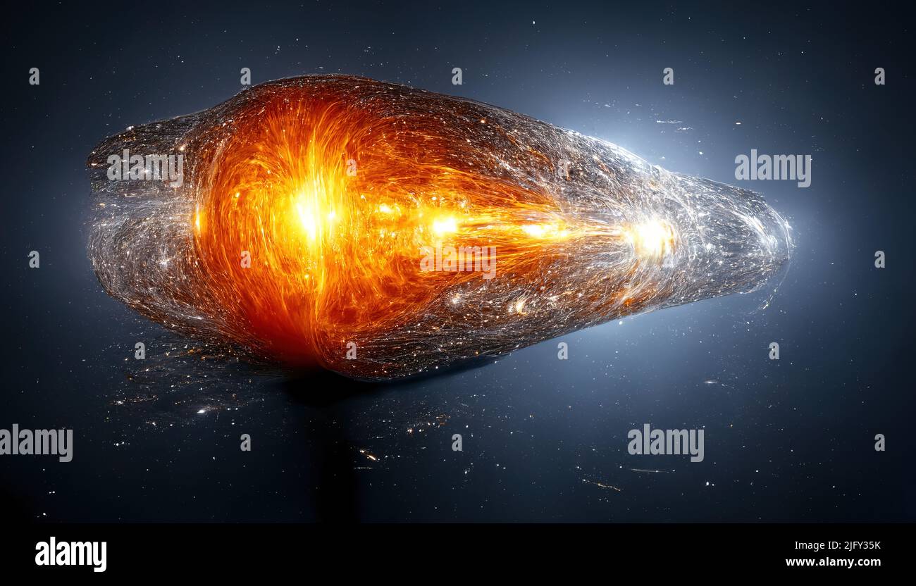 Big bang, conceptual illustration Stock Photo - Alamy