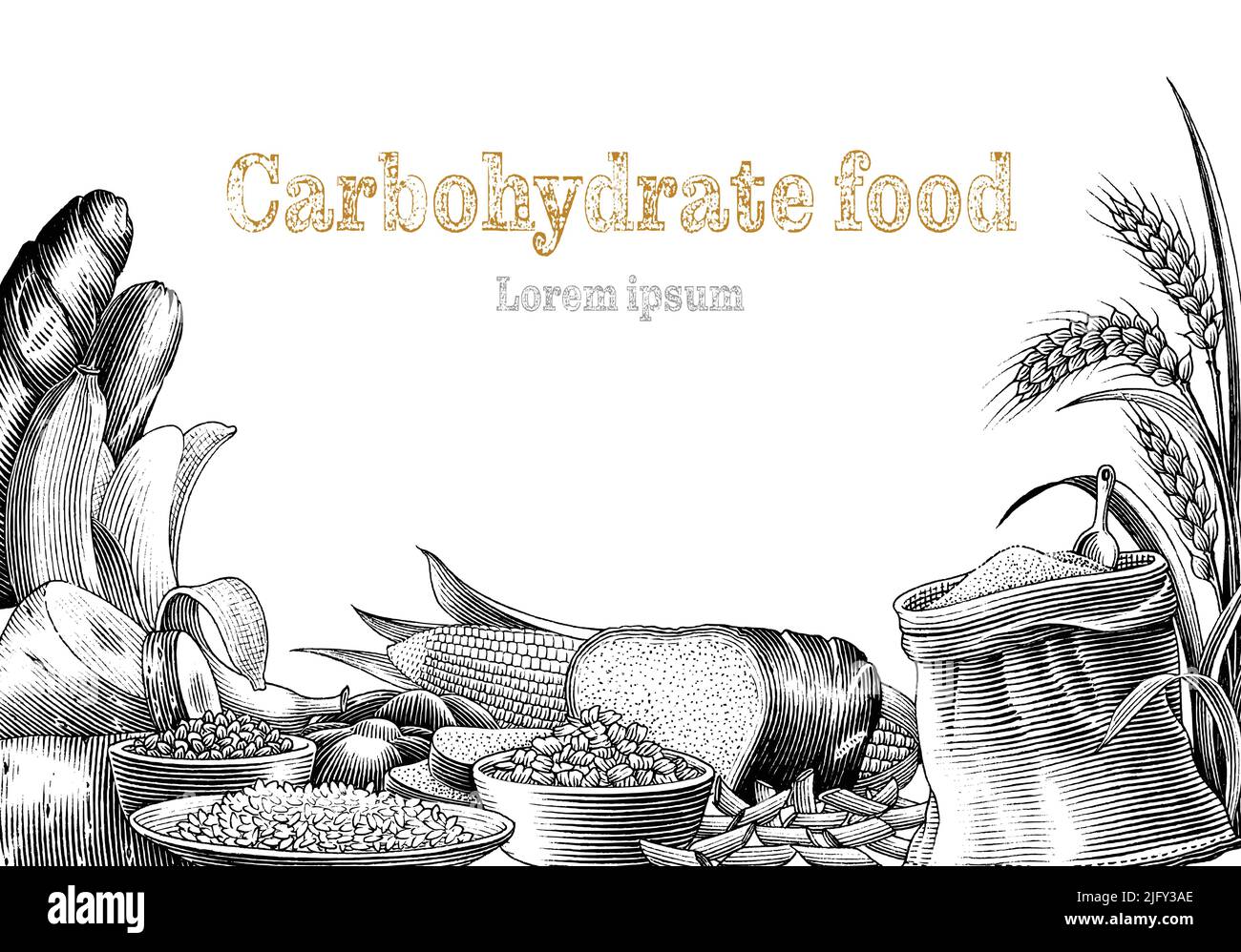 Table engraving art Stock Vector Images - Alamy