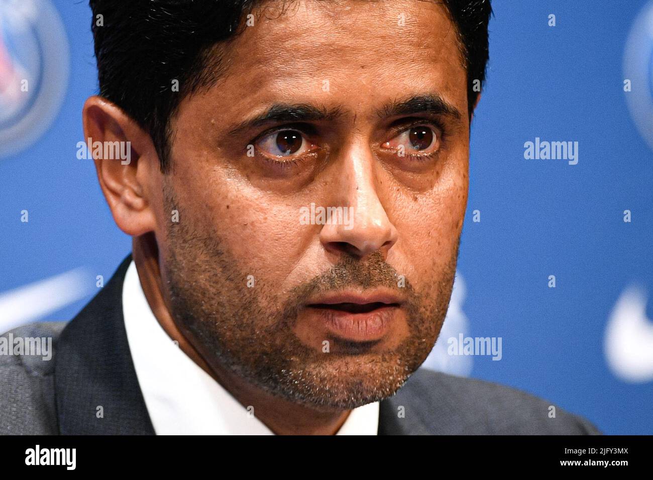 Paris, France on July 5, 2022. French L1 football club Paris Saint ...