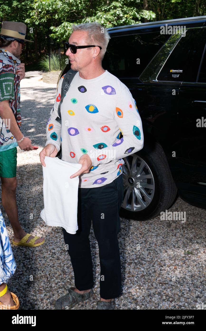 NY, USA, July 4th, 2022, Diplo arrives at MTRX and Anna Rothschild ...