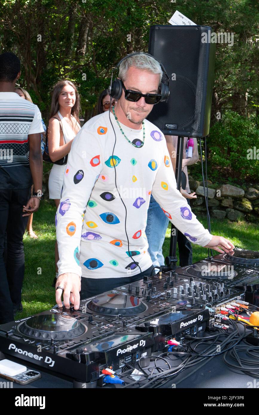 NY, USA, July 4th, 2022, Diplo performs at MTRX and Anna Rothschild ...