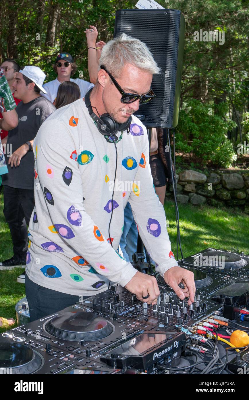 NY, USA, July 4th, 2022, Diplo performs at MTRX and Anna Rothschild ...