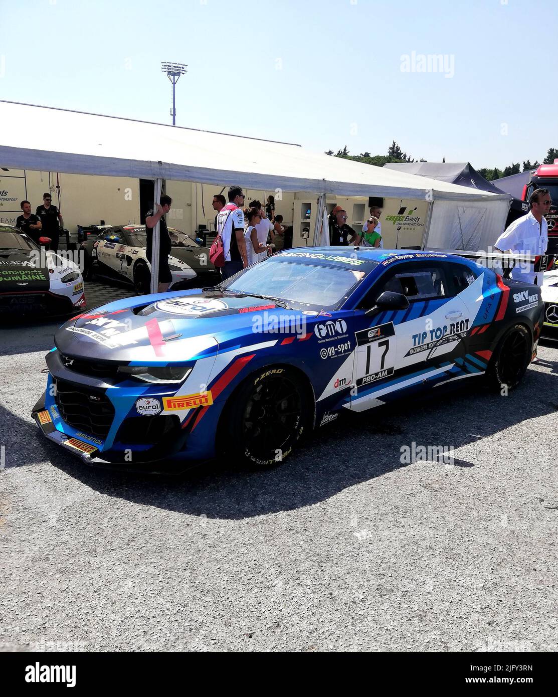 Misano Adriatico, Rimini, Italy - July 02, 2022 :View in the paddock of ...