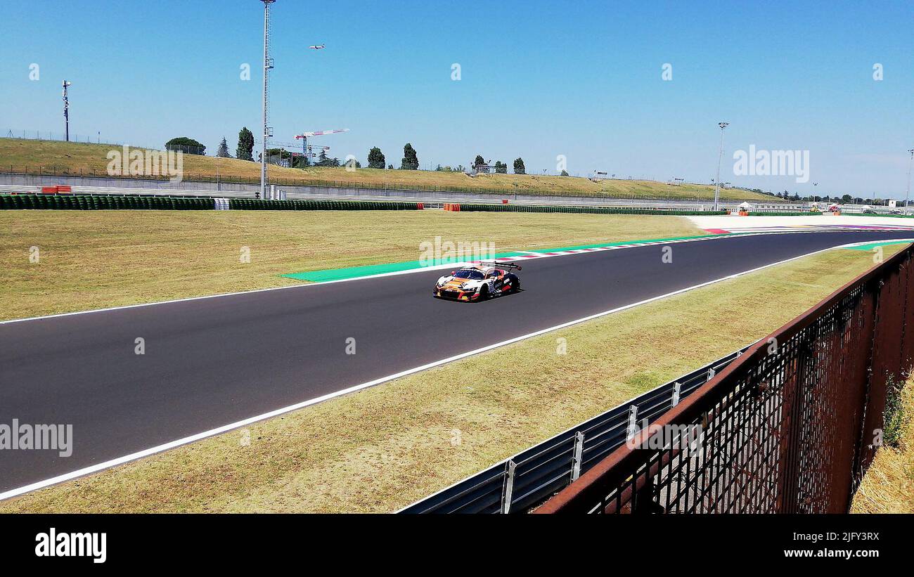 Misano Adriatico, Rimini, Italy - July 02, 2022 :Seen the Race cars ...