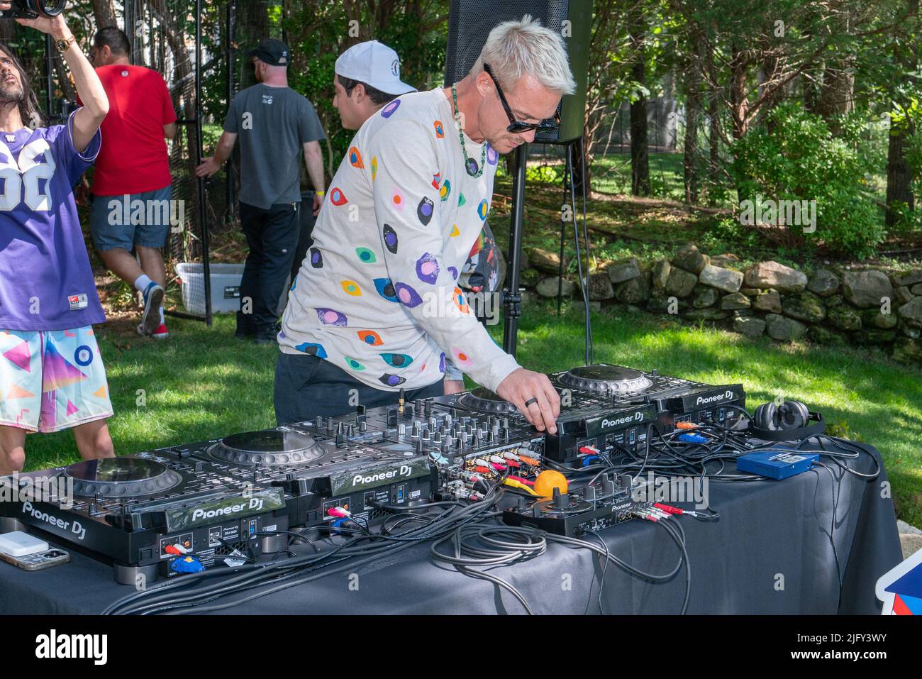 NY, USA, July 4th, 2022, Diplo performs at MTRX and Anna Rothschild ...