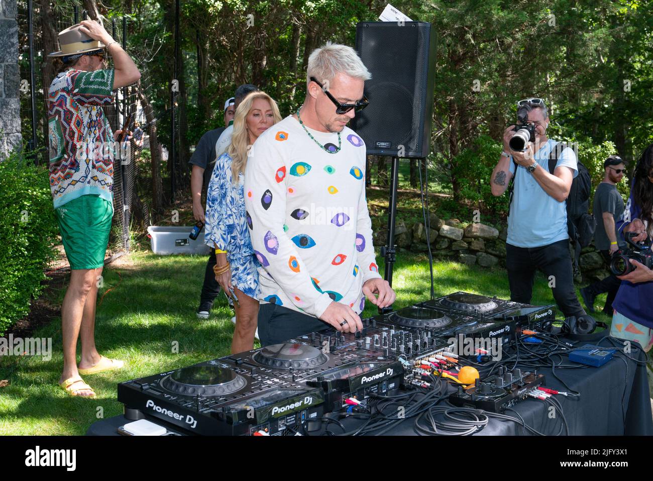 NY, USA, July 4th, 2022, Diplo performs at MTRX and Anna Rothschild ...