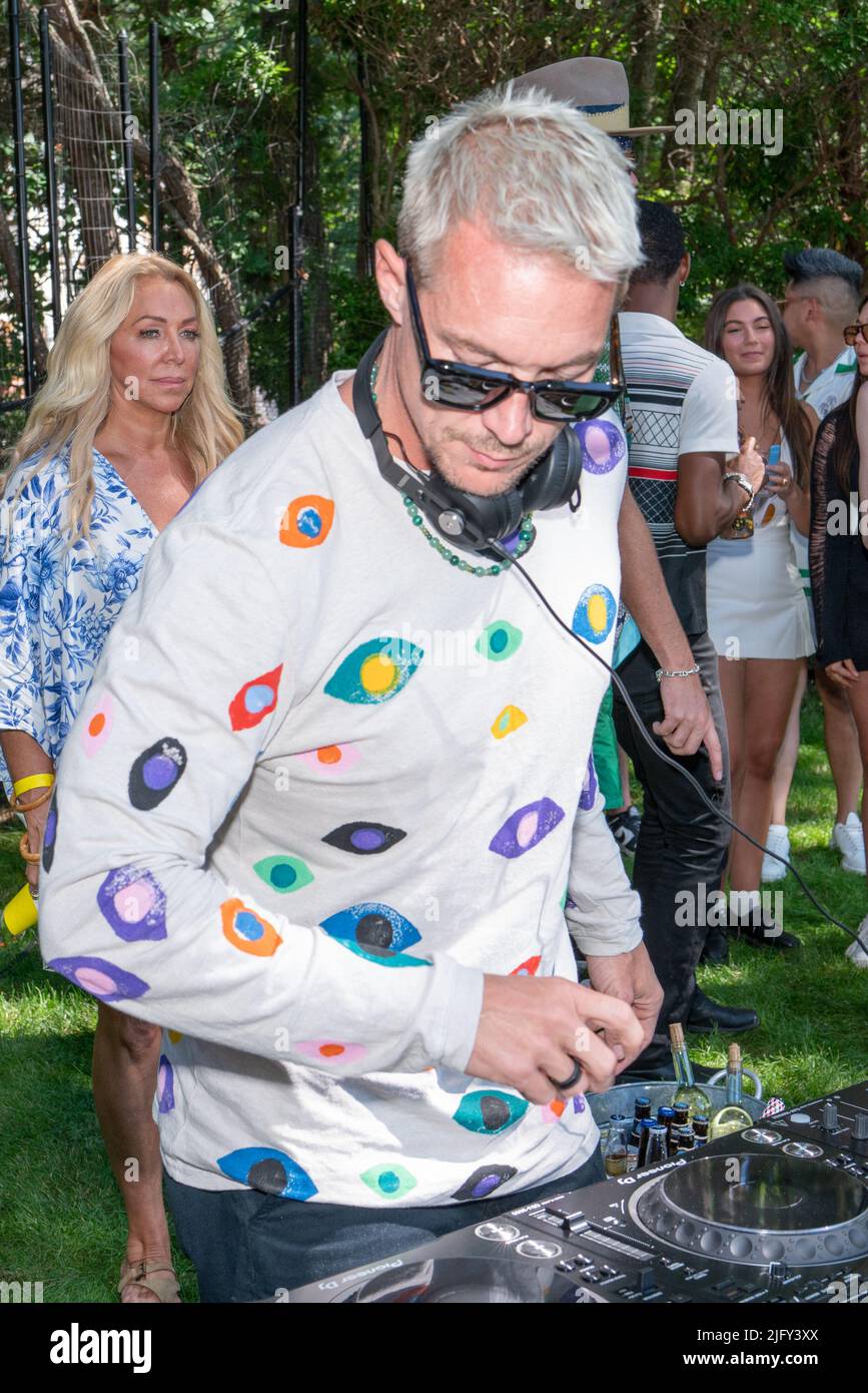 NY, USA, July 4th, 2022, Diplo performs at MTRX and Anna Rothschild ...