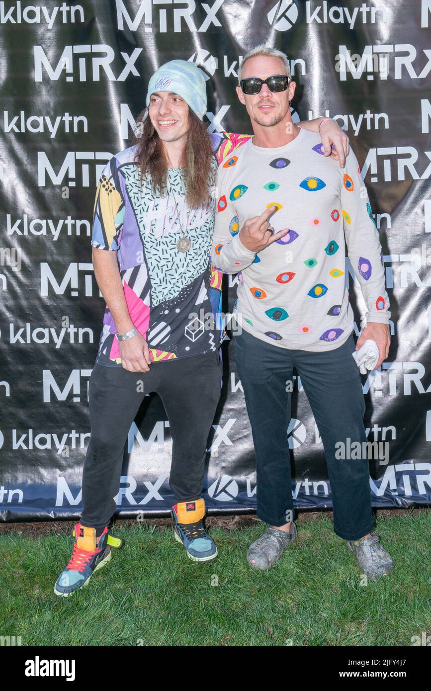 CJ Boogatti and Diplo attends MTRX and Anna Rothschild present Diplo at ...