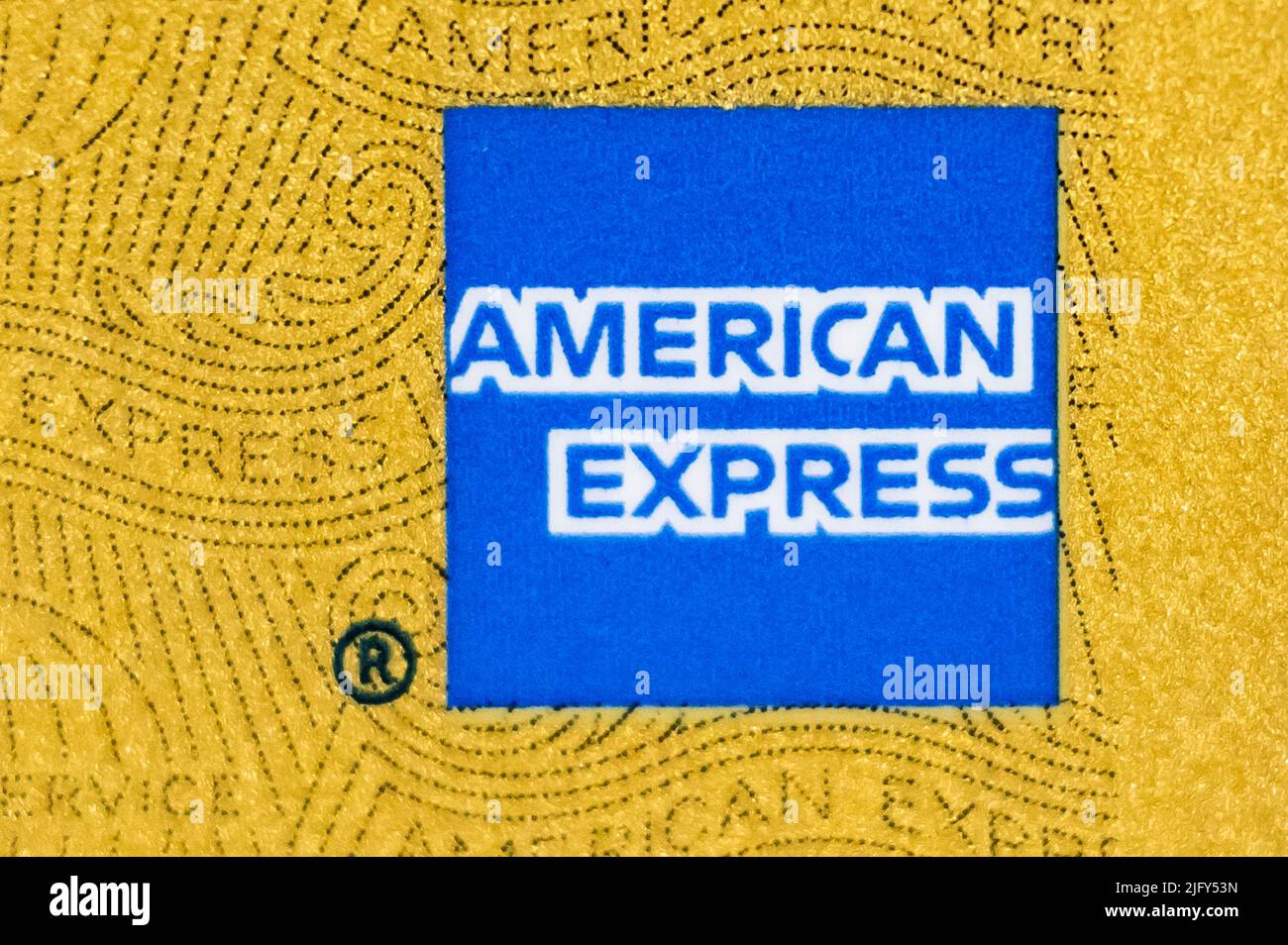Rottweil, Germany. 05th July, 2022. The logo of the American Express ...