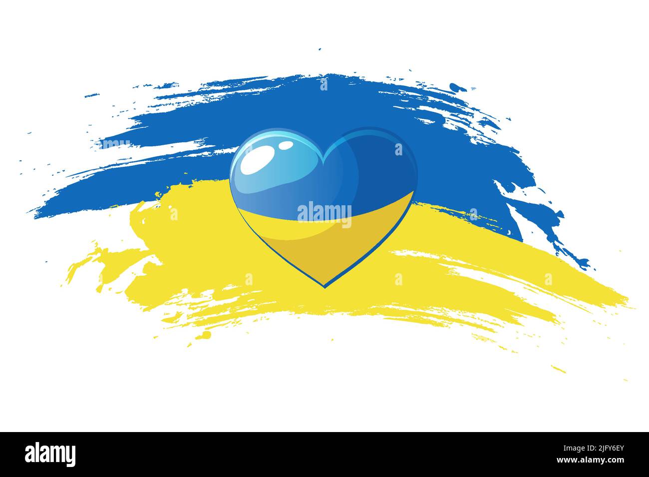 Blue yellow national ukrainian Stock Vector Images - Alamy