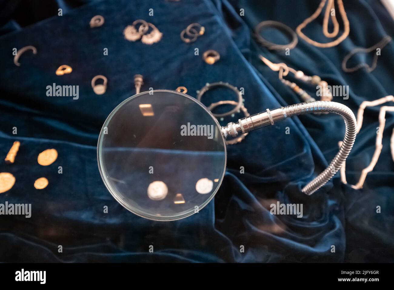magnifying magnifier for studying and evaluating ancient artifacts and ...