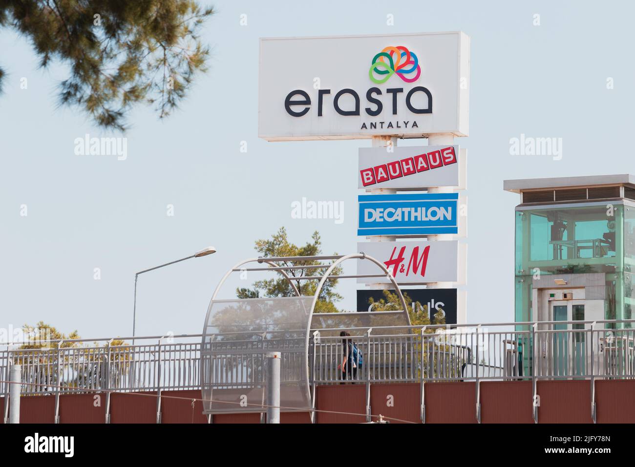 30 May 2021, Antalya, Turkiye: Popular Erasta Shopping Mall in Kepez ...