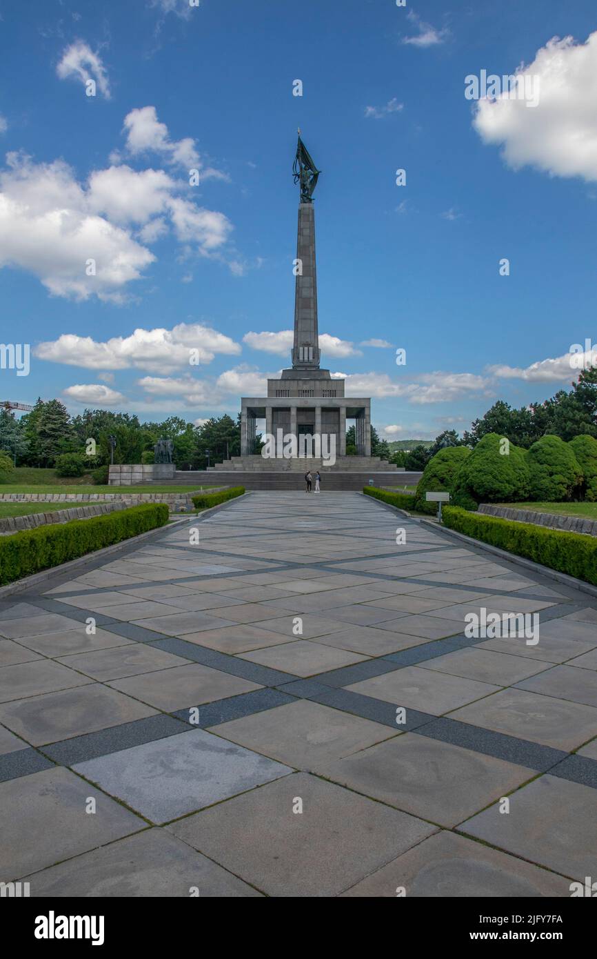 Slavin is a memorial monument and military cemetery in Bratislava, the ...
