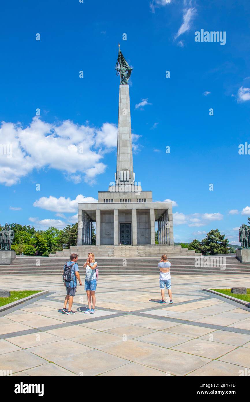 Slavin is a memorial monument and military cemetery in Bratislava, the ...