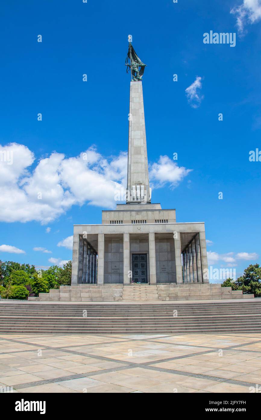 Slavin is a memorial monument and military cemetery in Bratislava, the ...