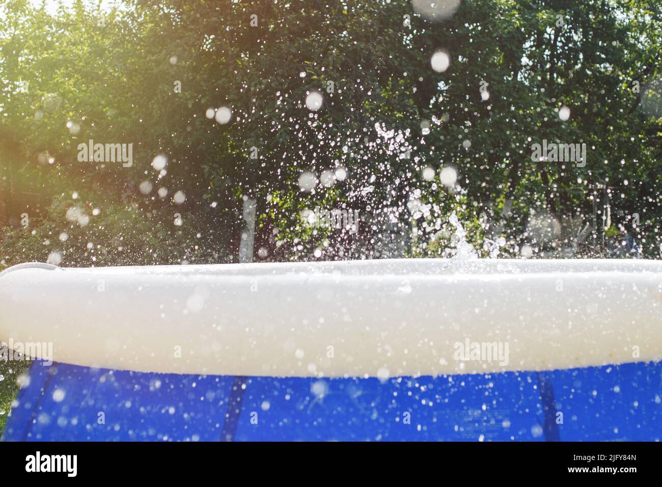 Pool Splash Background