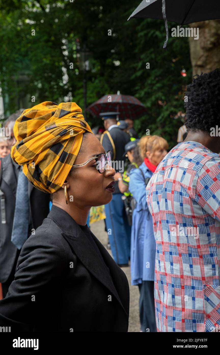 Side Viiew Sylvana Simons At The Keti Koti Festival At Amsterdam The ...