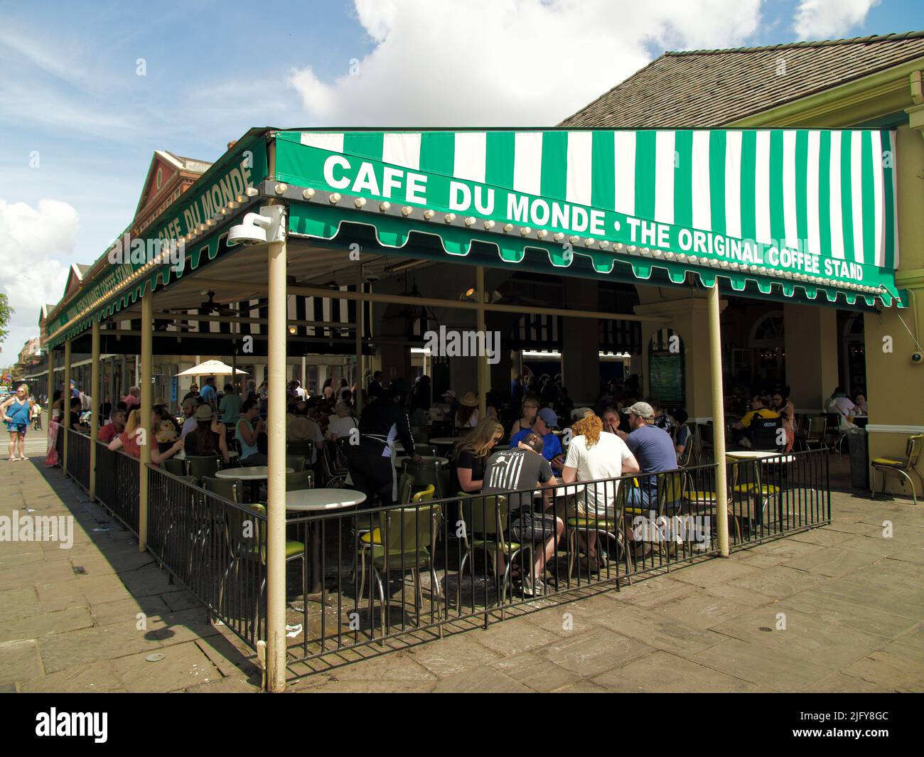 The world's famous Cafe Du Monde in New Orleans Stock Photo - Alamy