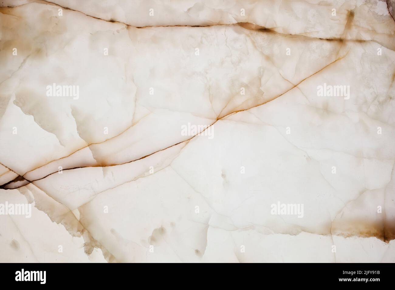 Translucent alabaster slab filling a bay. Closeup Stock Photo - Alamy
