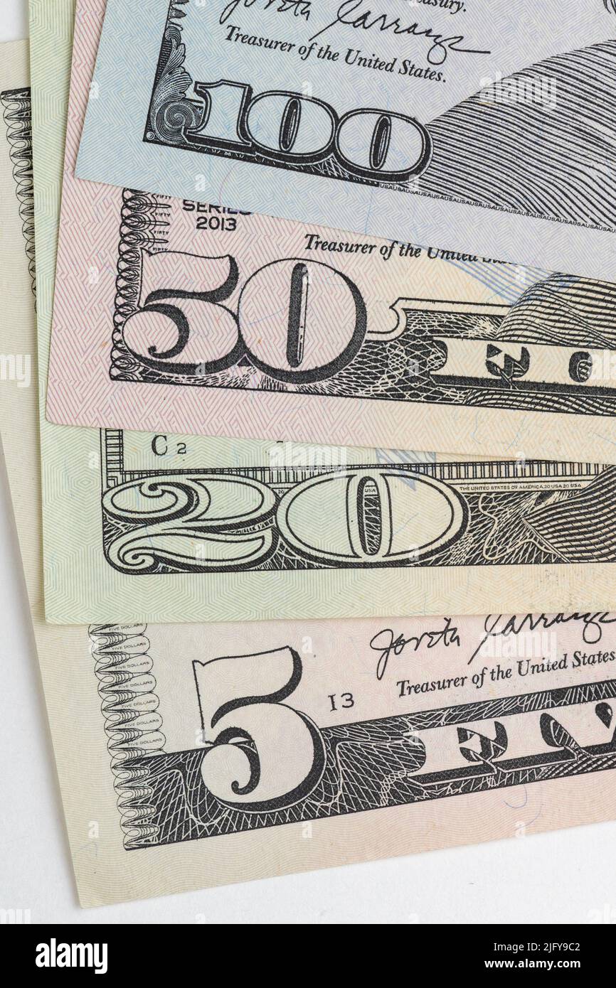 American 50 dollar bill hi-res stock photography and images - Alamy