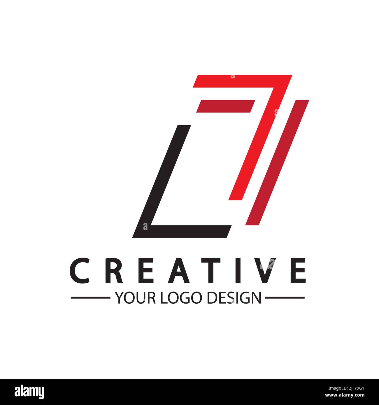 Logo design number 77 image vector illustration Stock Vector Image ...