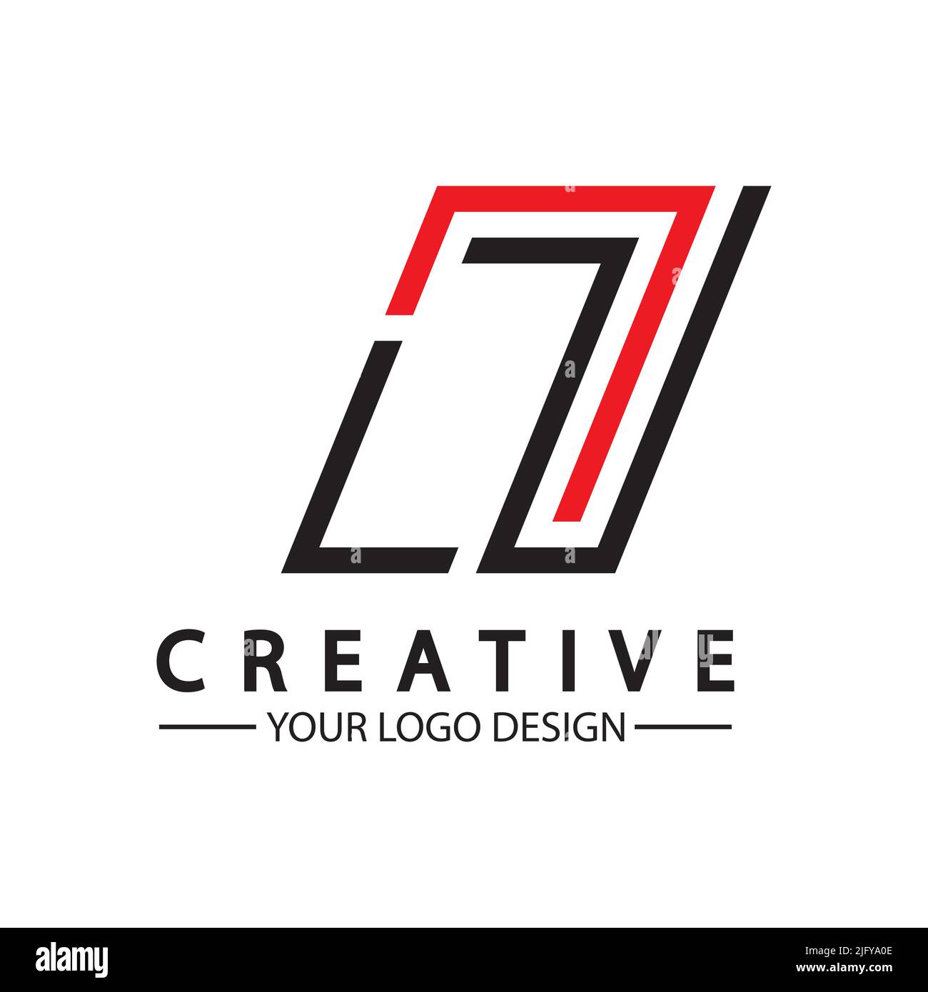 Logo design number 77 image vector illustration Stock Vector Image ...