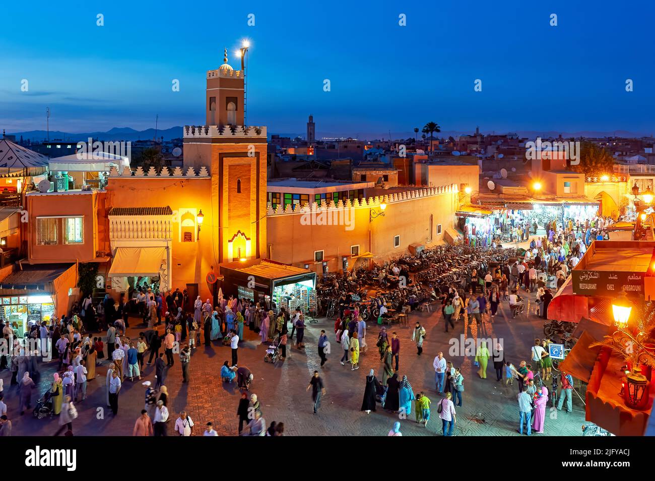 Morocco sunset marrakech hi-res stock photography and images - Alamy