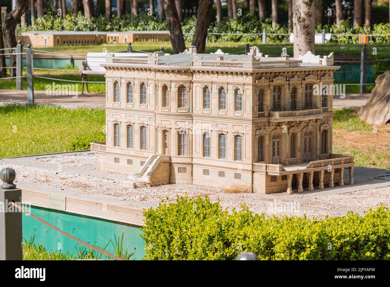 30 May 2022, Antalya, Turkey: Various buildings with magnificent ...
