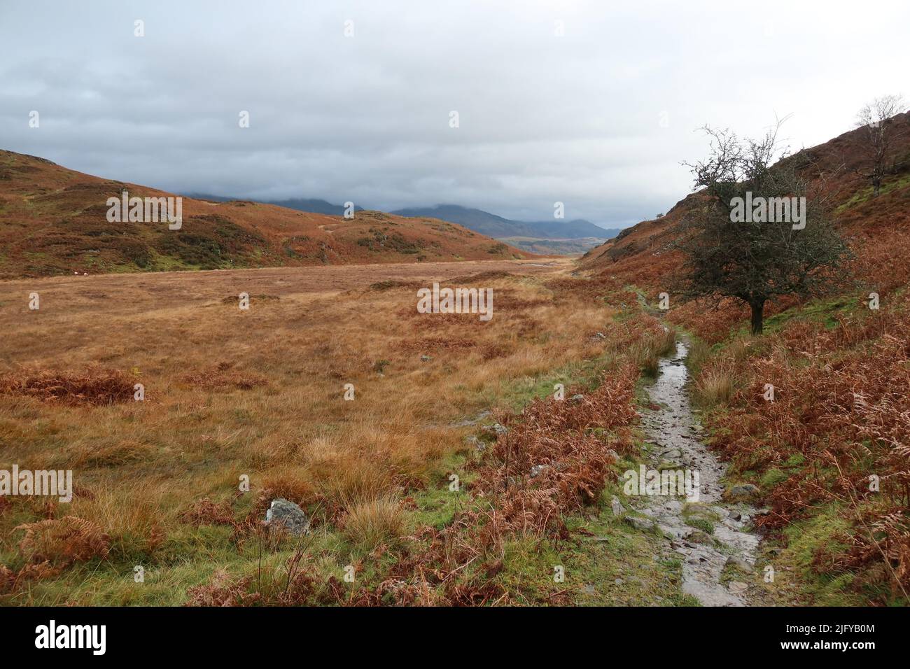 The Cumbria Way Long-distance trail. Lake district national park ...