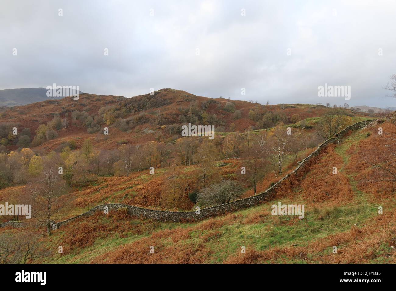 The Cumbria Way Long-distance trail. Lake district national park ...
