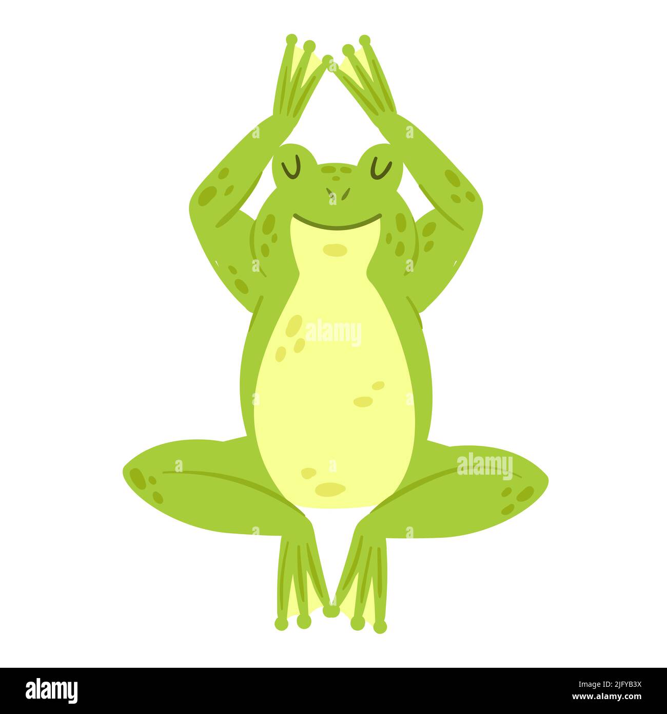 Sleeping Frog Cartoon