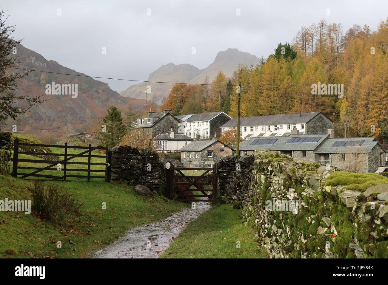 The Cumbria Way Long-distance trail. Lake district national park. England. UK Stock Photo - Alamy