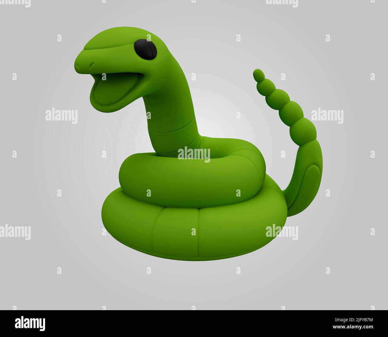 3d render snake hi-res stock photography and images - Alamy