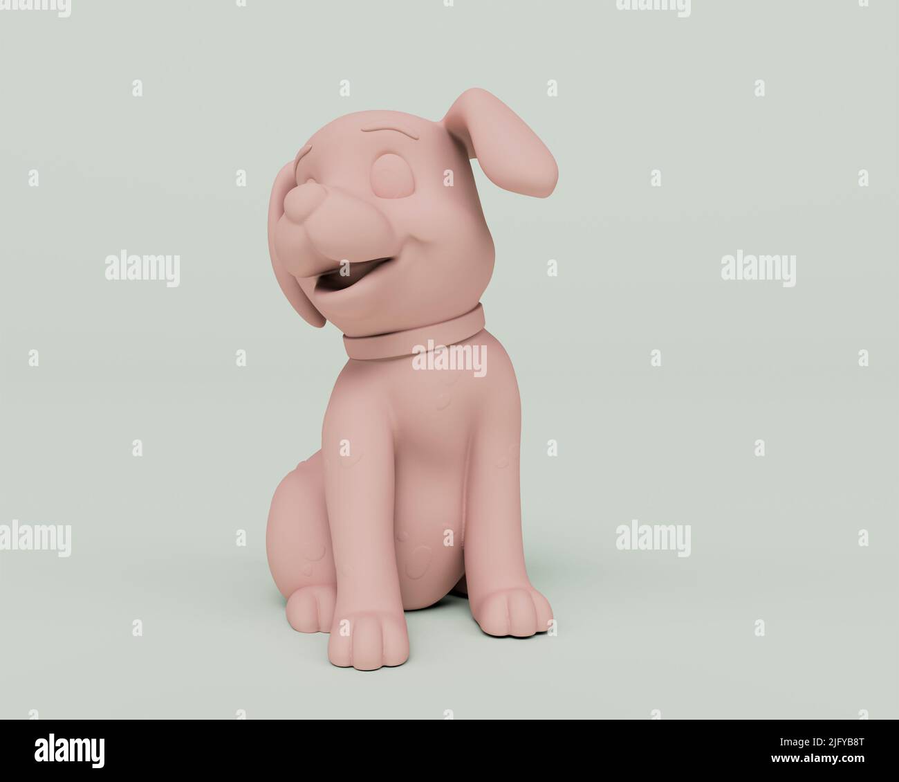 Cute fluffy character 3d render Abstract design element Minimalist ...