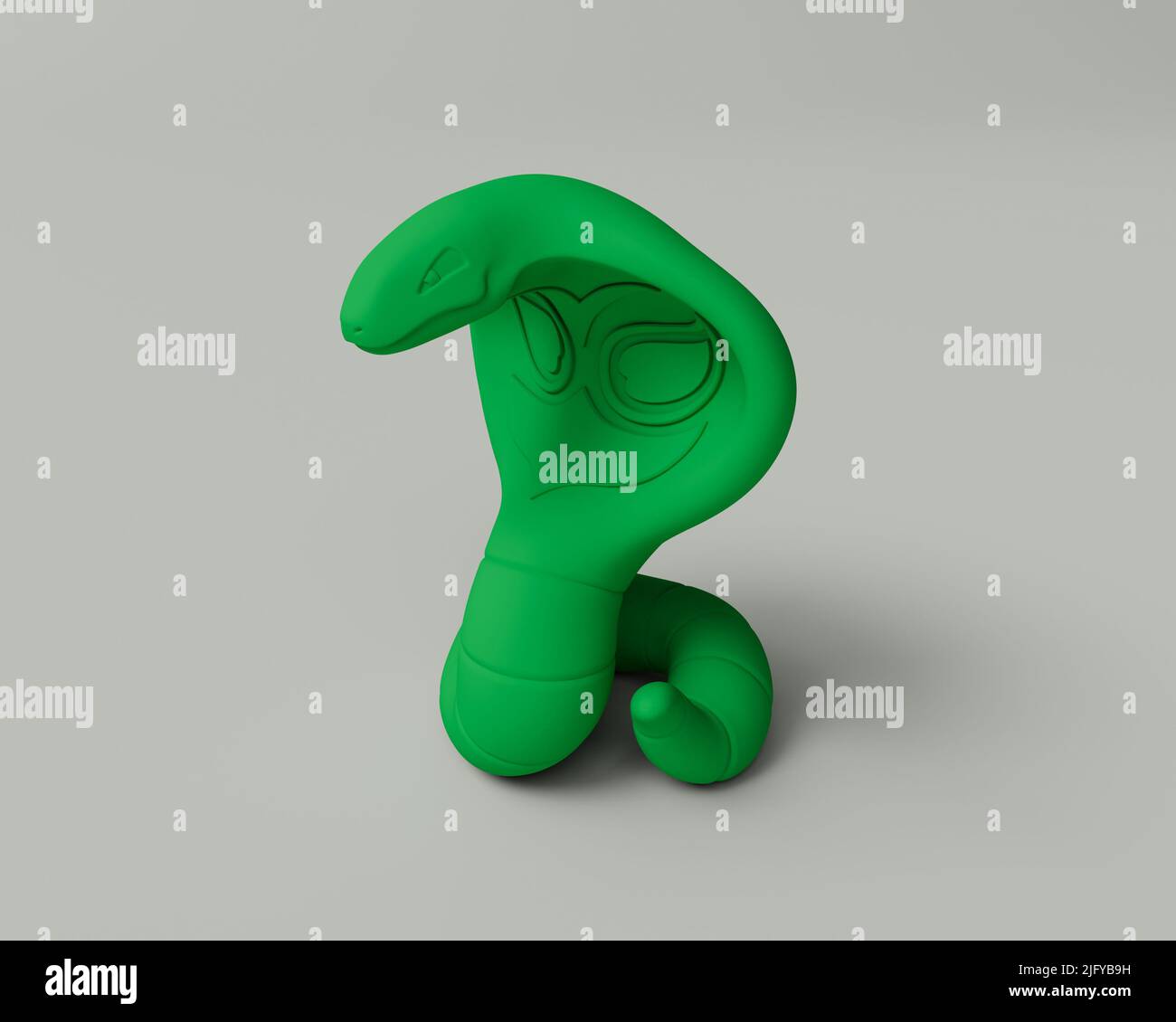 3d render snake hi-res stock photography and images - Alamy