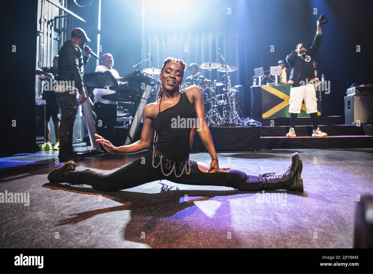 Copenhagen, Denmark. 05th July, 2022. A flexible dancer seen on stage ...