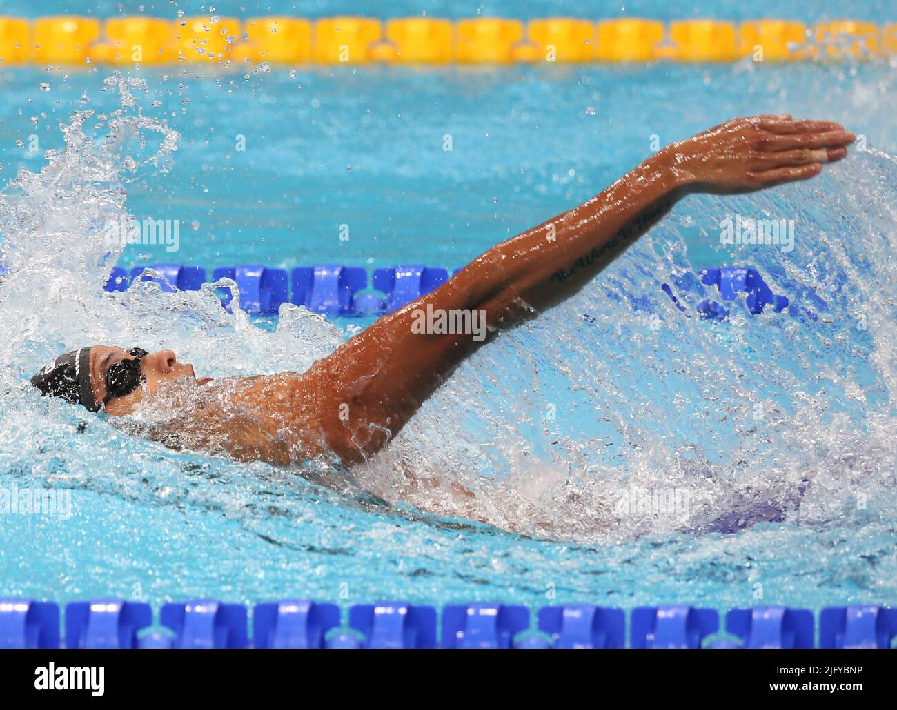 Shaine Casas of USA Finale 200 M Backstroke Men during the 19th FINA ...