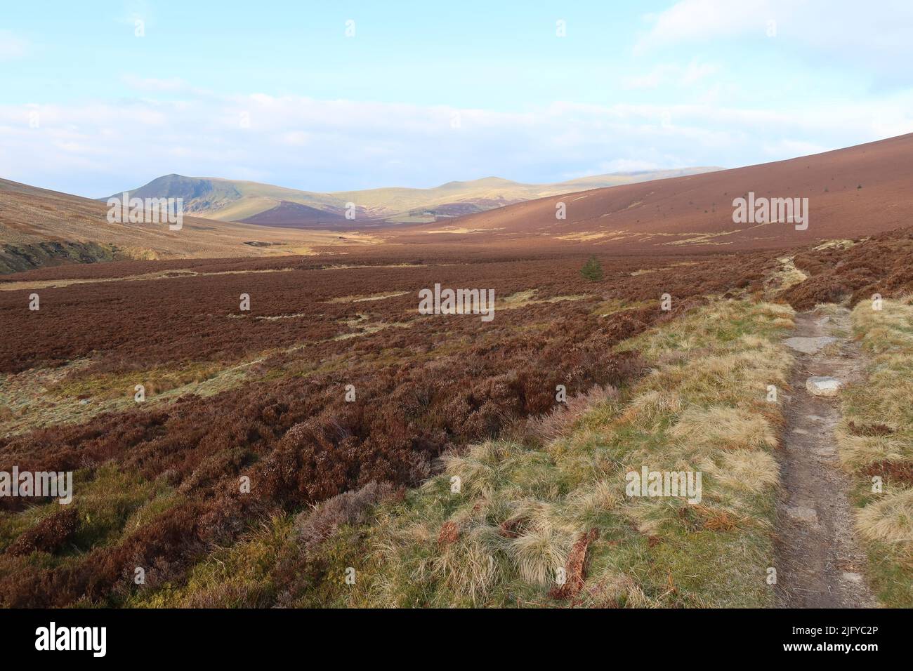 The Cumbria Way Long-distance trail. Lake district national park ...