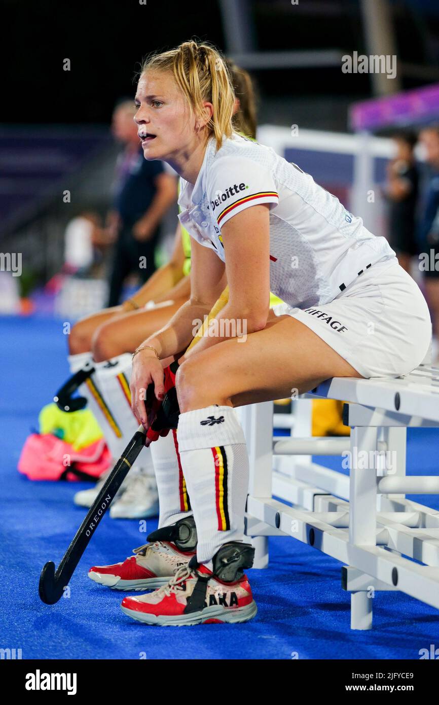 Terrassa, Spain, 05 July 2022, Belgium's Alix Gerniers looks dejected ...