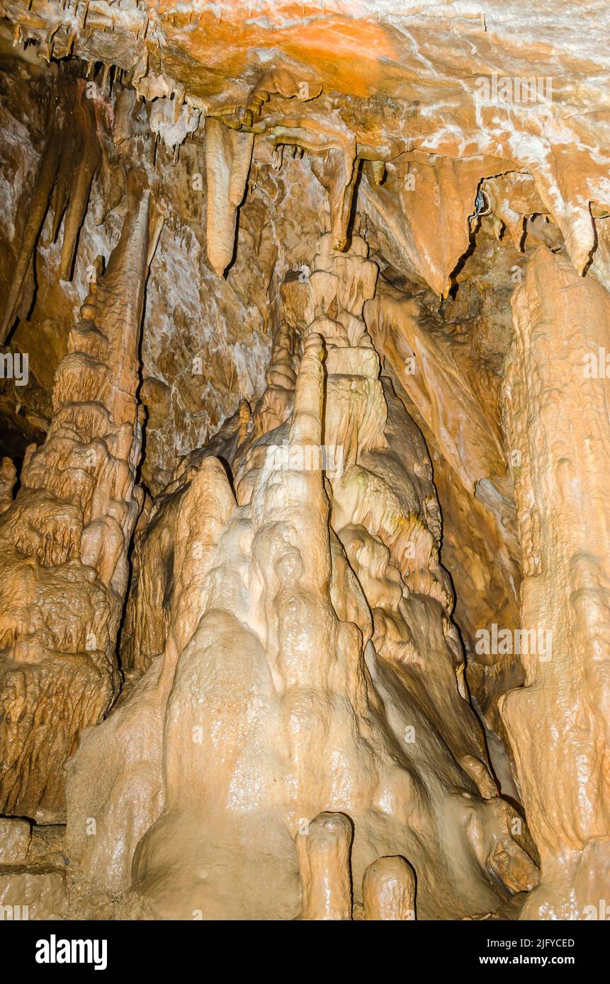 Resava cave interior, Despotovac, Central Serbia Stock Photo - Alamy
