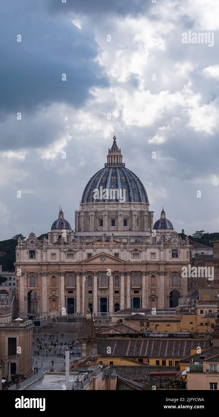 Vatican City, Vatican, March 2022. The beautiful Cathedral of Saint ...