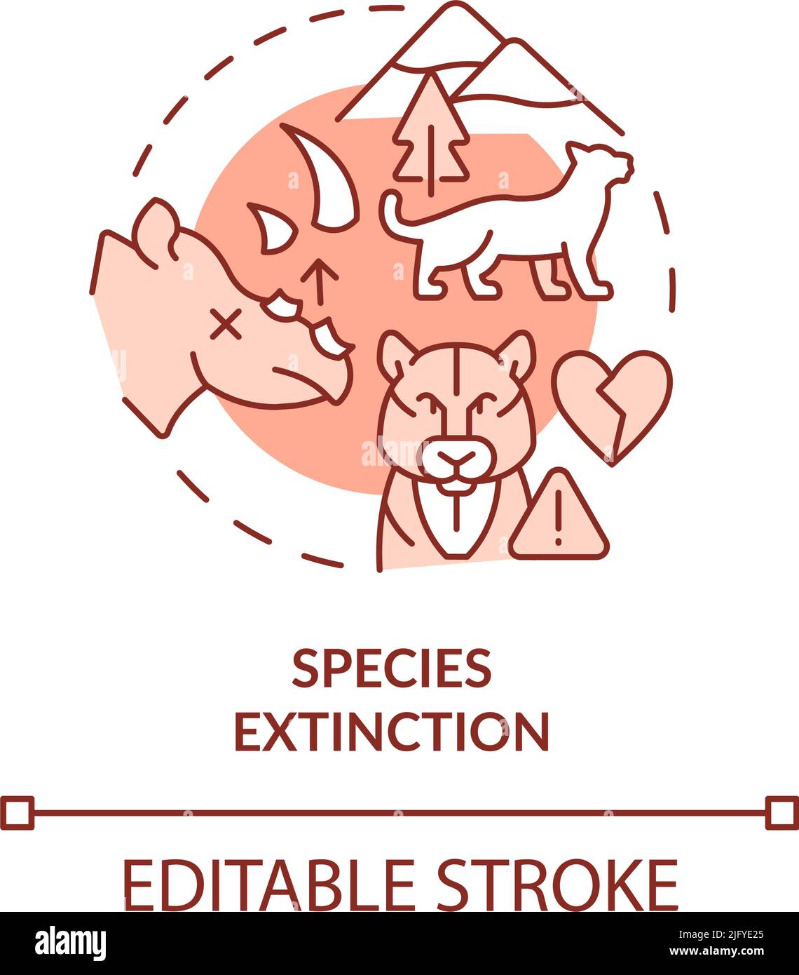 Species vulnerable to extinction Stock Vector Images - Alamy