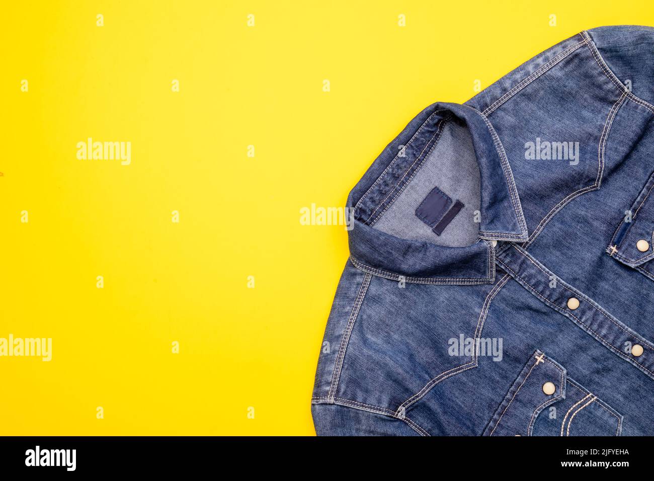 Blue jean jacket hi-res stock photography and images - Alamy