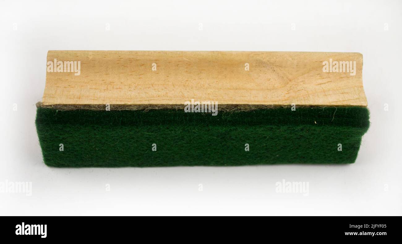 Chalk duster on a white background Stock Photo - Alamy