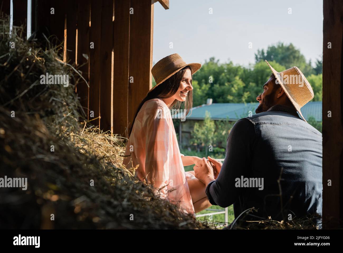 Farmer's wife in the barn hi-res stock photography and images - Alamy