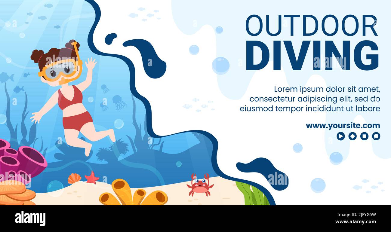 Scuba diving vector vectors hi-res stock photography and images - Alamy