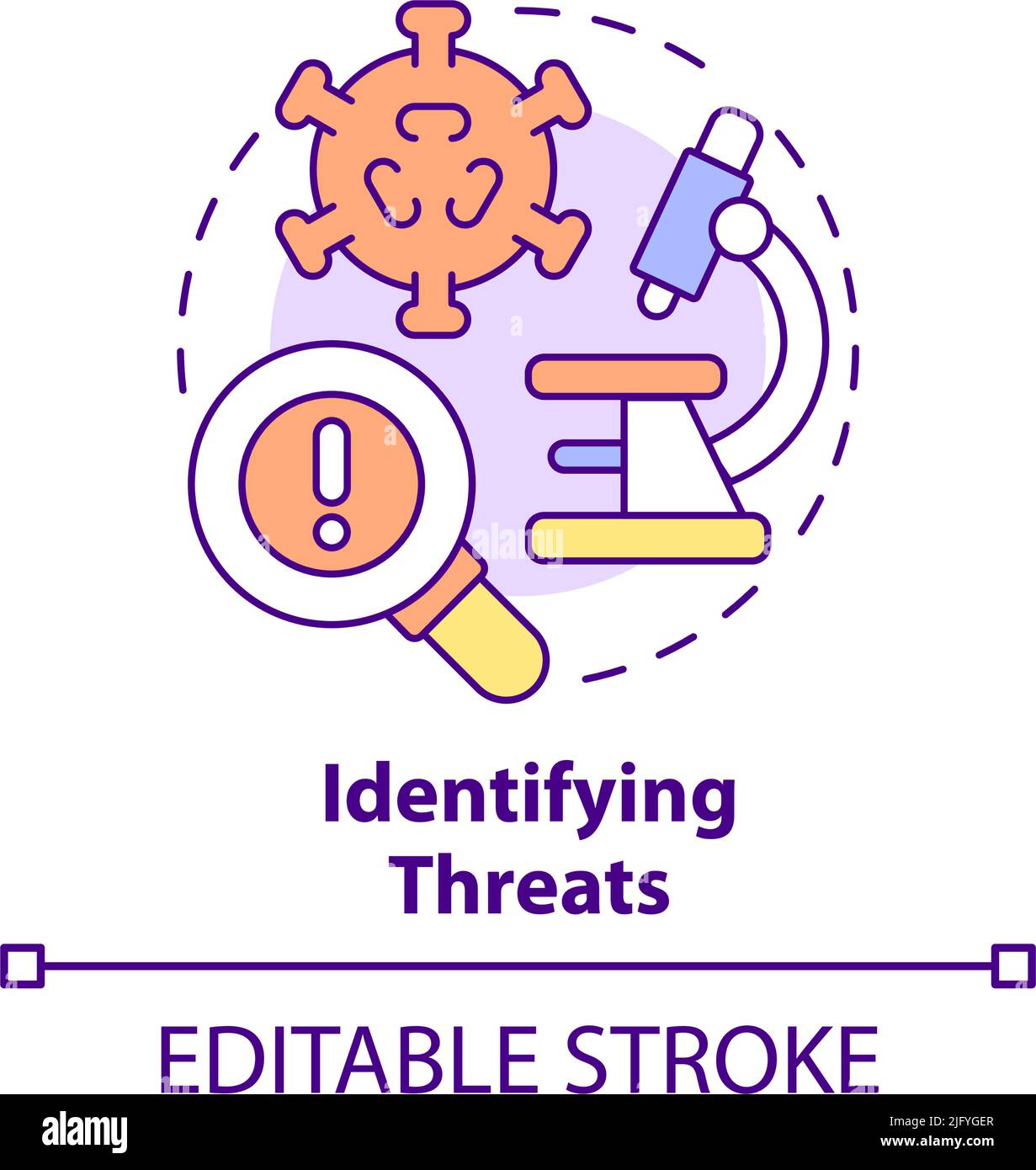 Identifying threats concept icon Stock Vector Image & Art - Alamy Identifying threats concept icon Stock Vector Image & Art - Alamy