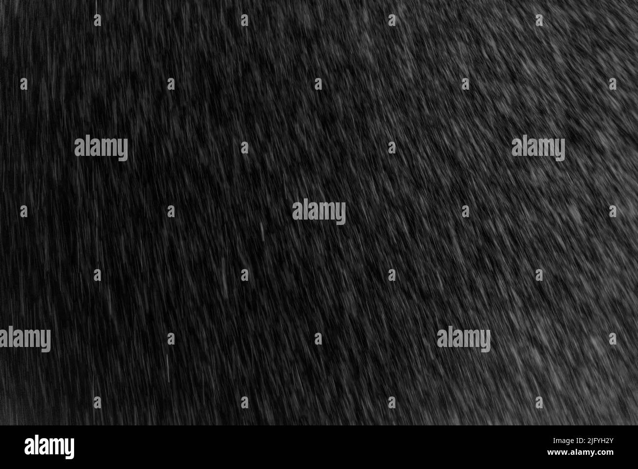 Abstract splashes of Rain and white particles on black background Stock ...