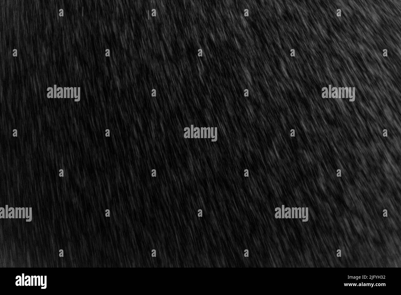 Abstract splashes of Rain and white particles on black background Stock ...