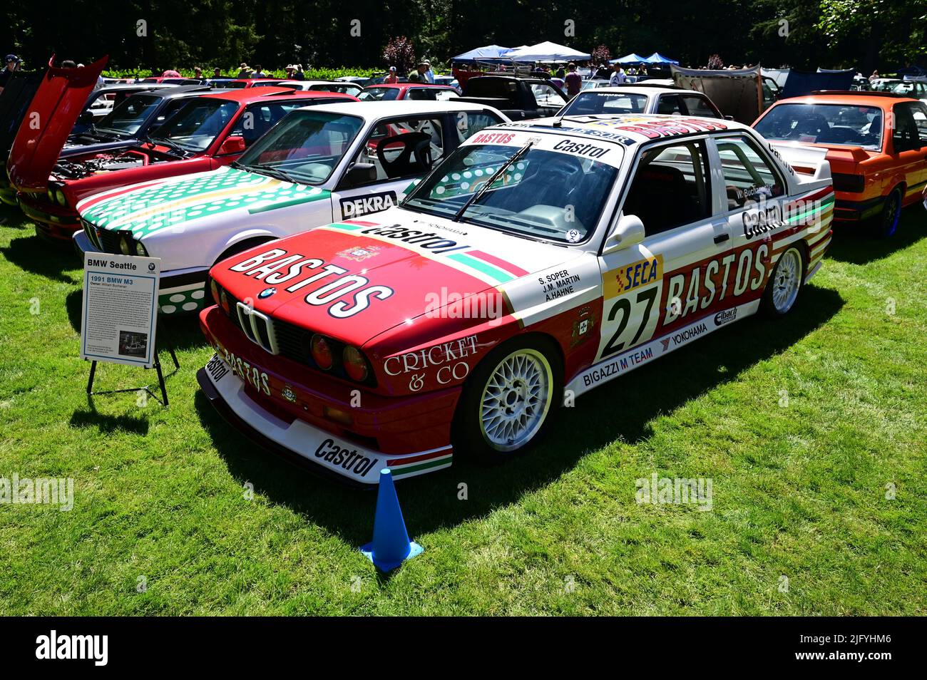 BMW E30 racing cars Stock Photo - Alamy